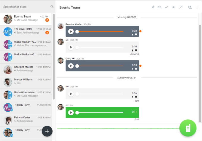 Walkie Talkie App for Team Communication | Voxer